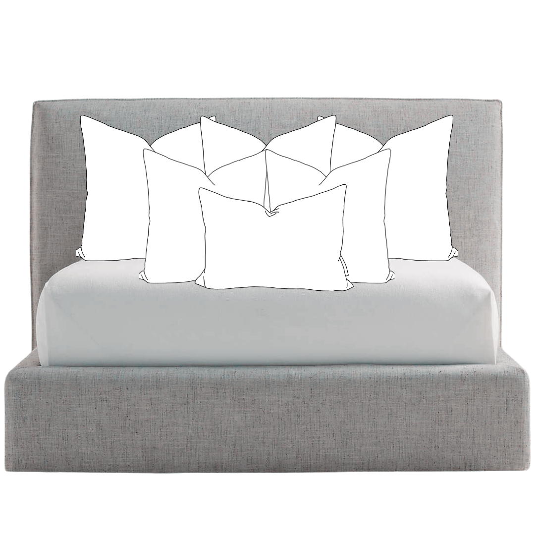 Bed Pillow Insert Combo for 16x26 Center