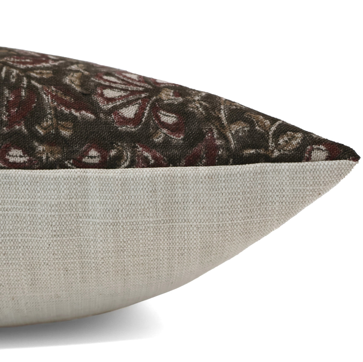 Shadow & Bloom Block Print Pillow Cover